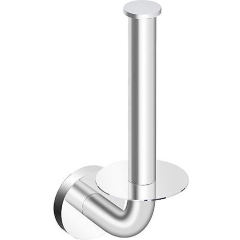 Support rouleau papier WC de réserve WC Eldrid laiton chromé vertical rond