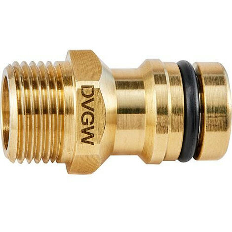 Geka plus fiche du connecteur "eau potable" male G1/2", MS, DVGW