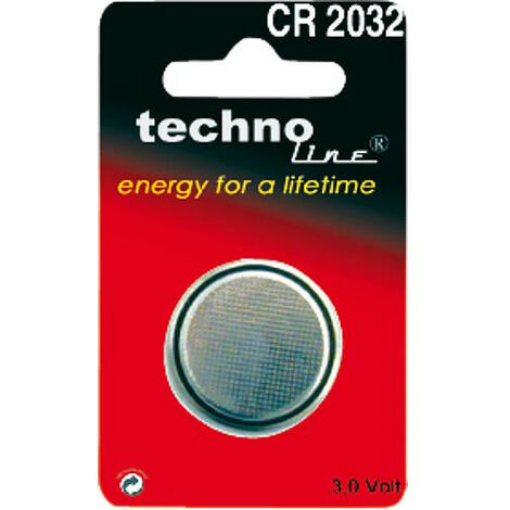 Pile ronde lithium CR 2032 3V 1 piece