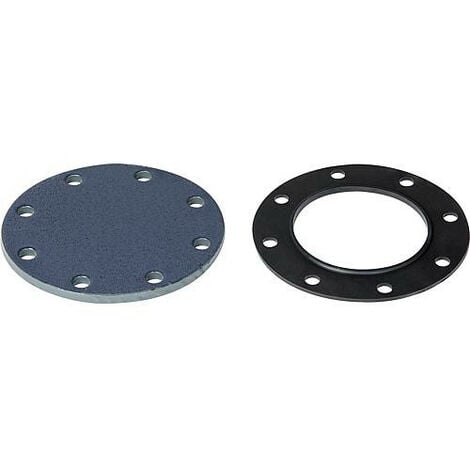 Bride pleine inox 380mm