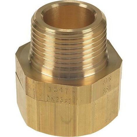 Raccord pour flexible ondulé DN25 (1") x DN25 (1") male