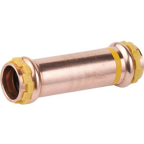 Raccord a sertir en cuivre gaz Manchon coulissant diam. 28 mm PG 5275 Gaz contour V