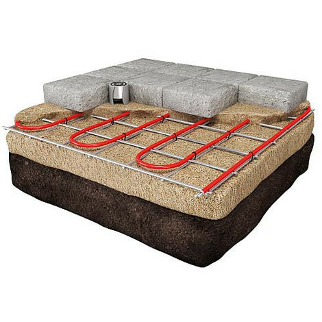 Câble antigel extérieur Evenes 1200W ruban chauffant 40m anti verglas ...