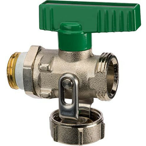 Vanne a boisseau spherique KFE PN 16 pour eau potable passage nickele