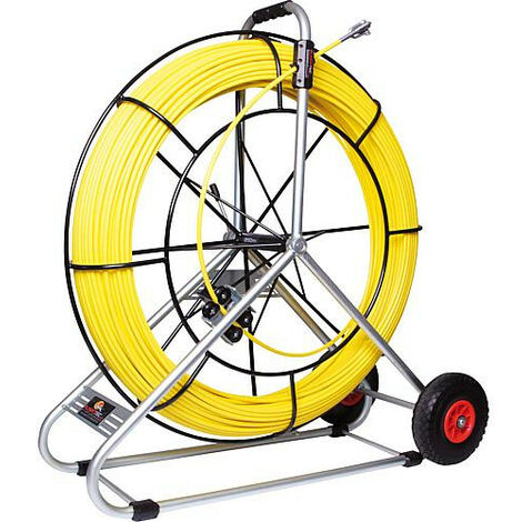 Tire-cable RUNPOTEC tige fibre de verre 300m, diam. 1000 mm