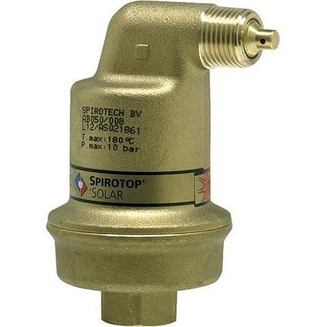 SpiroTop Solar purgeur d'air grand débit 1/2’’ FF avec Autoclose