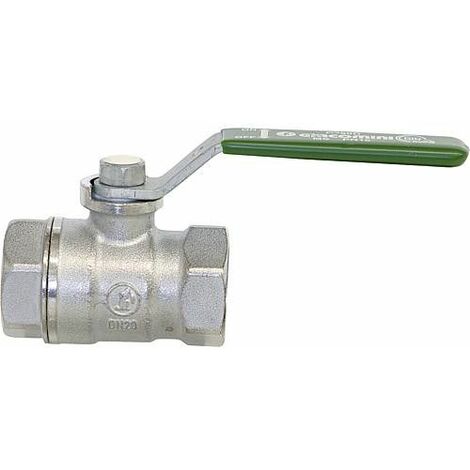 Vanne à boisseau sphérique PN16 R250W filet fem/fem 1/2" laiton chromé ...