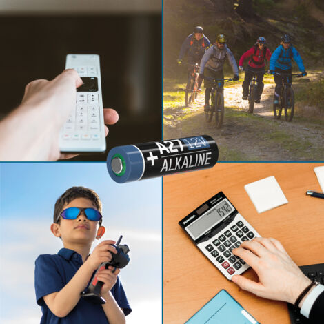 ANSMANN Piles alcalines A27 12V (lot de 8)