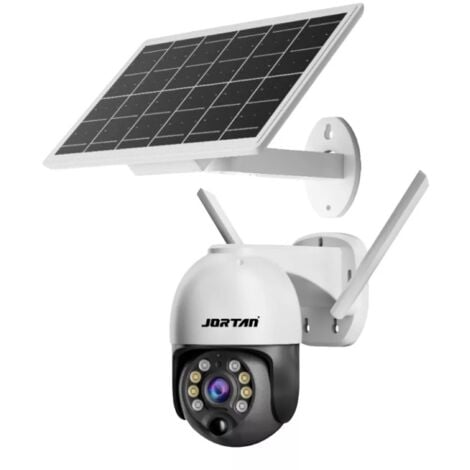 Telecamera Esterna Full HD 3 MPX PTZ Wireless con Pannello Solare Wifi ...