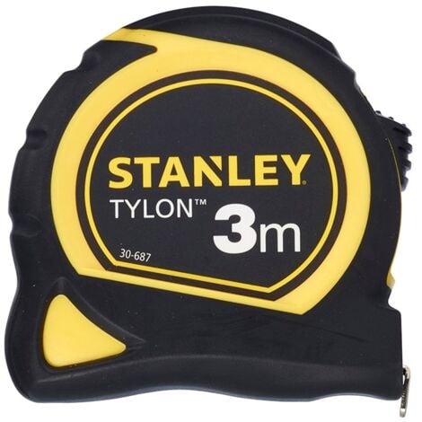 Flessometro STANLEY TYLON metro rullina in ABS con gancio 3 metri