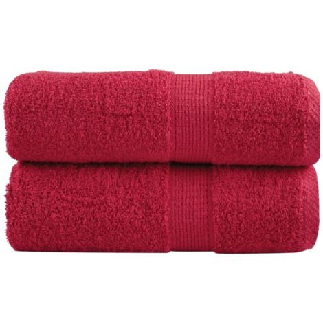 Salviette Premium SOLUND 2 pz Rosse 30x30 cm 600 g/m²