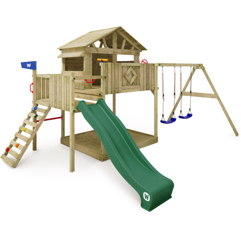 Wickey Climbing Frame Play Tower Smart Peak with Swing & Slide ...