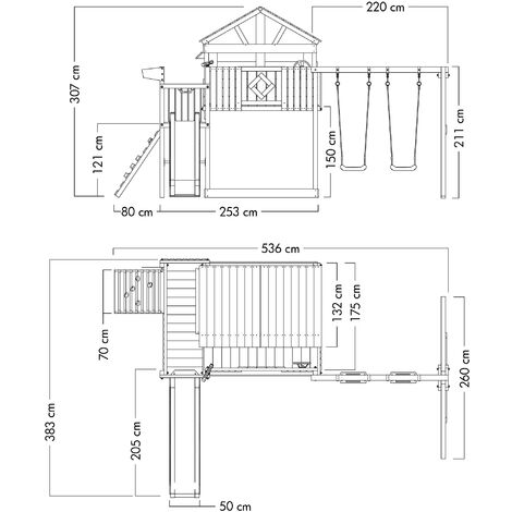 Wickey Climbing Frame Play Tower Smart Peak with Swing & Slide ...