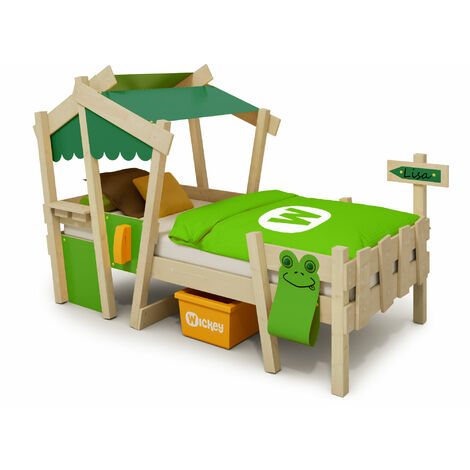 Wickey Kid's bed, single bed Crazy Candy - canvas cover children's bed ...