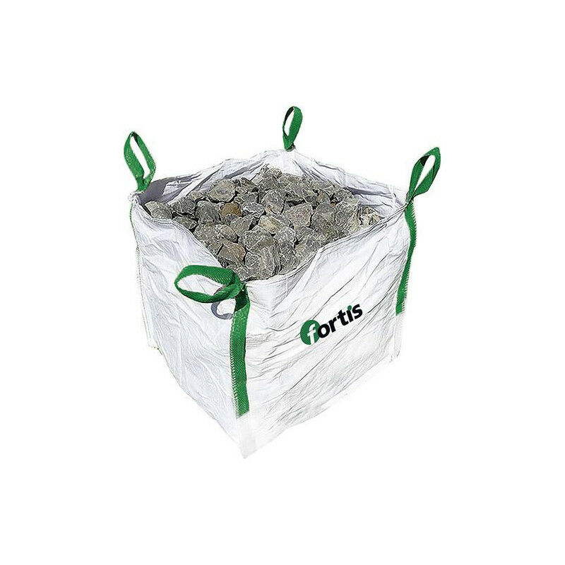 Big Bag 90x90x90cm. no impreso. Construcción de 1500 kg de Fortis