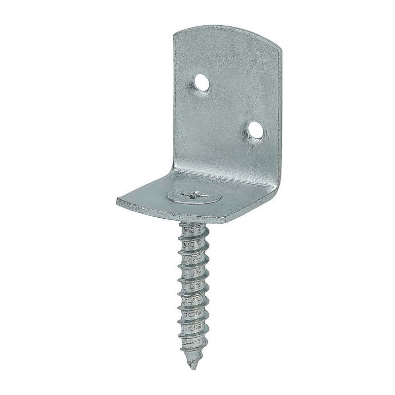 Ferrure de clôture en osier 32x30x38mm galvanisé bleu forme L VORMANN ...