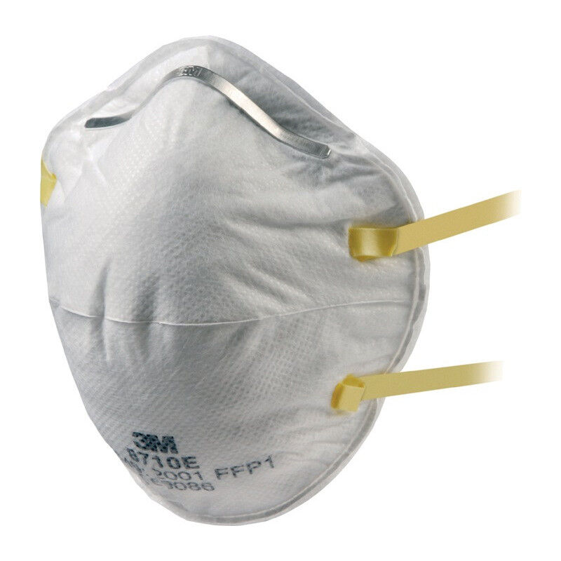 Masque respiratoire 8710 E FFP1 NR D sans valve expiratoire 3M (Par 20)