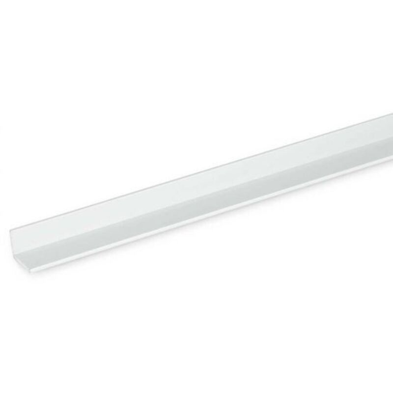 Perfil de ángulo de aluminio 2000/15x10mm plata