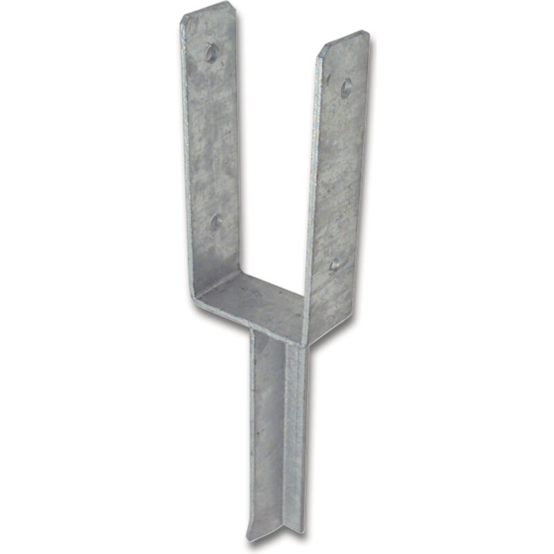 Base de poste en U ETA-10/0210 91x200x200x50mm TZN con anclajes de ...