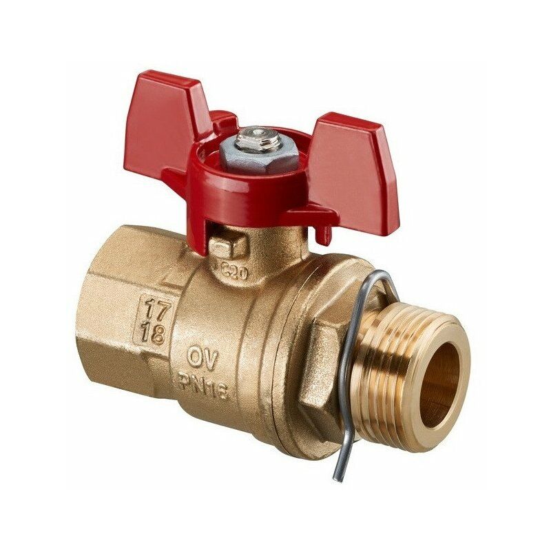 TAP A TS 3/4 MF PARA REGUDIS W-HTU / W-HTF, MANGO ROJO