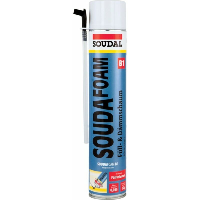 Soudafoam B1 PU-espuma 750 ml, (MDI) SOUDAL (por 12)