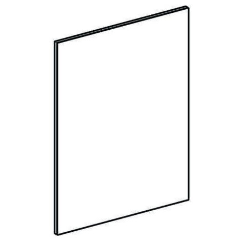 Puerta negra. Acanto HWB-US 40 para Art.-Nr.: 500.607.16.1