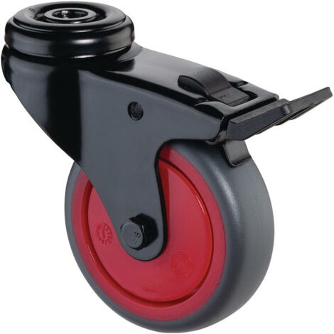 Roulette pivotante à support fixe D.50mm Trgf.50kg avec ROLLERS BS ...