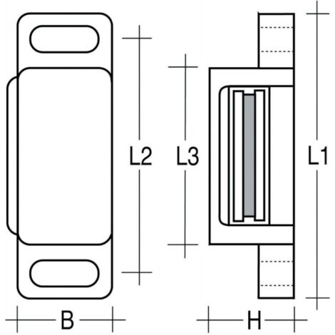 Cierre magnético Simplec 4kg blanco