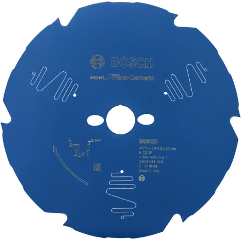 Hoja De Sierra Circular Bosch Expert 250x30x2 4 1 8x6t