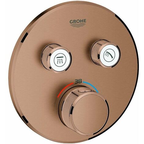 GROHE Grohtherm SmartControl 29119 FMS termostato redondo 2 ASV oro ...