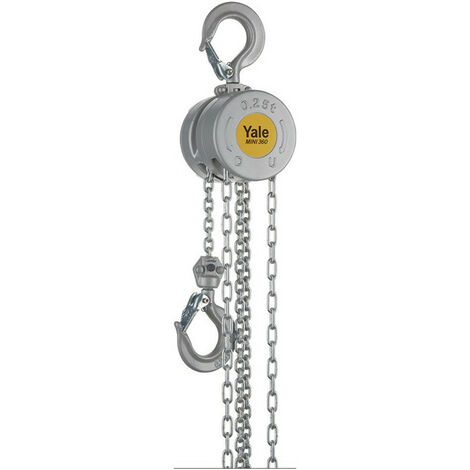Polipasto de cadena Yale MINI 360 carga 250 kg altura de trazo 6 m sin ...