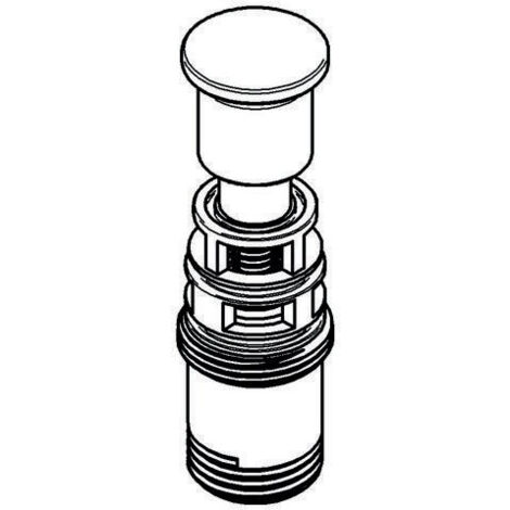 Desviador vertical de cromo 440439