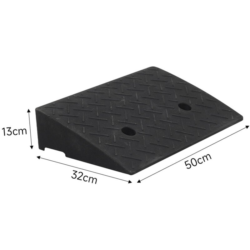 2 PCS Portable Rubber Kerb Ramps
