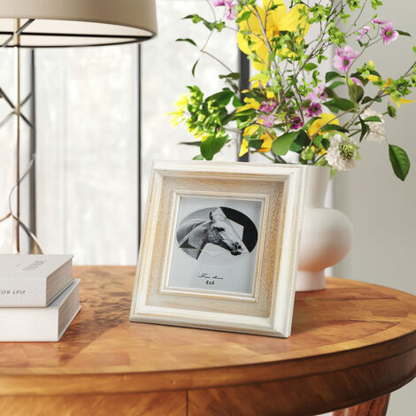 4x4 inch Contemporary Solid Wood Photo Frame