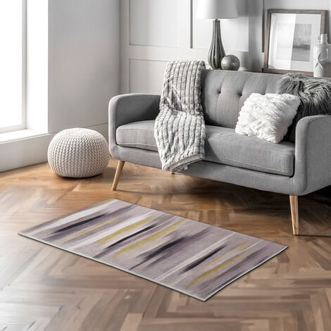 120cm Modern Faux Cashmere Rectangle Area Rug