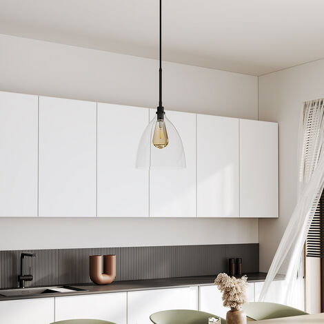 Living Room Glass Single Light Pendant Light