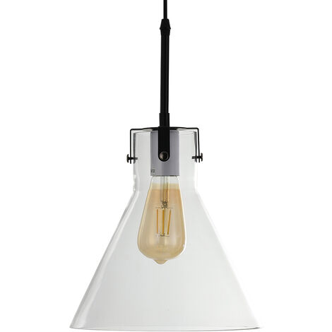 Modern Style Glass Single Light Pendant Light