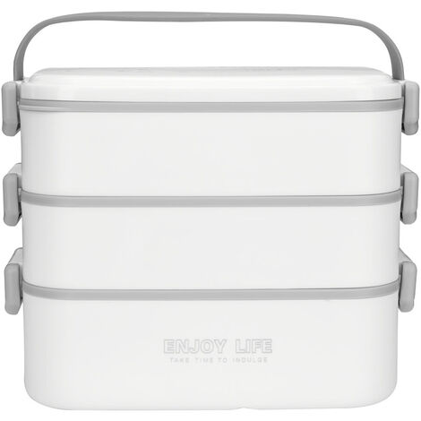 Stackable Bento Lunch Box with Handle 3 Layer