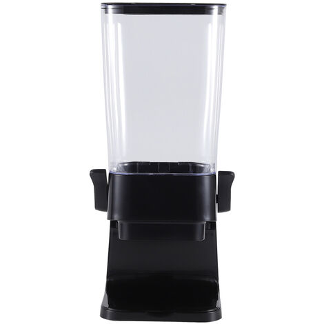 Black Cereal Nuts Storage Container Dispenser for Kitchen