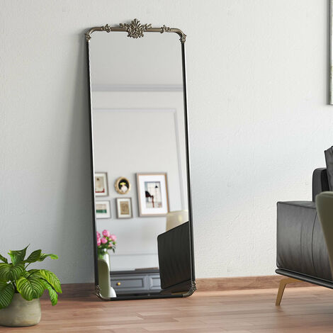 Vintage Inspired Rectangle Carved Wall Mirror