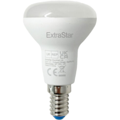 6W LED R50 Light Bulb E14, 6500K