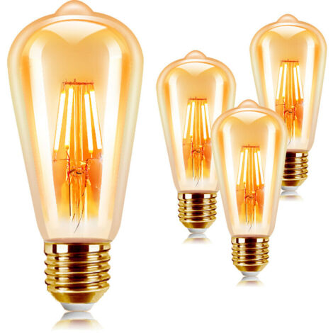 6W Filament Light Bulb E27, 2200K
