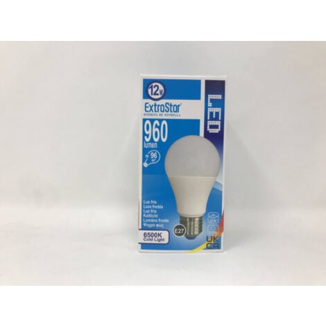 12W LED Ball Bulb E27, 6500K