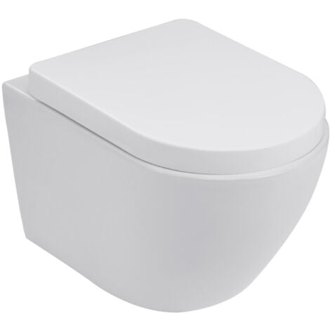 Wall Mounted Elongated Ceramic Toilet