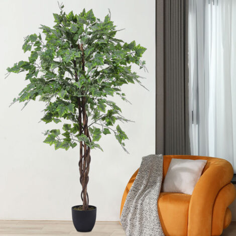21.5cm Dia x 18.5cm H Artificial Grape Tree in Pot for Decoration