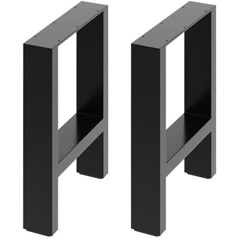 2Pcs 40cm-Height Iron Table Legs