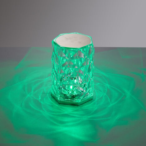 Acrylic RGB Dimmable Table Lamp Bedside Lighting Decor with Remote Control