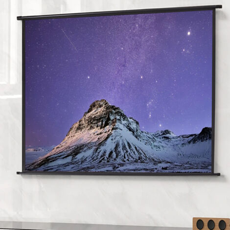 4K HD Indoor 4:3 Portable Projector Screen 80 Inch
