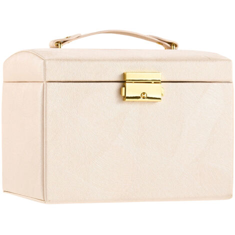 Lockable Travel Jewellery Box with Drawer