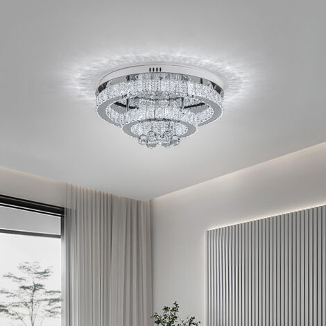 Double Tier Round Crystal Celling Light